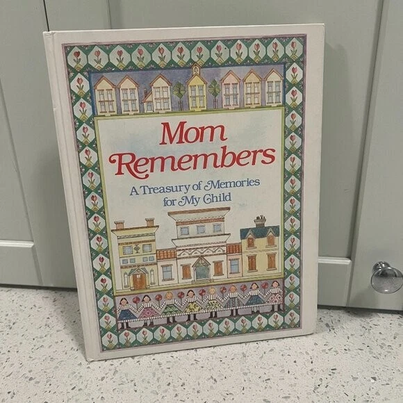 VINTAGE 90S MOM REMEMBERS Memory Book - Fillable Information About ...