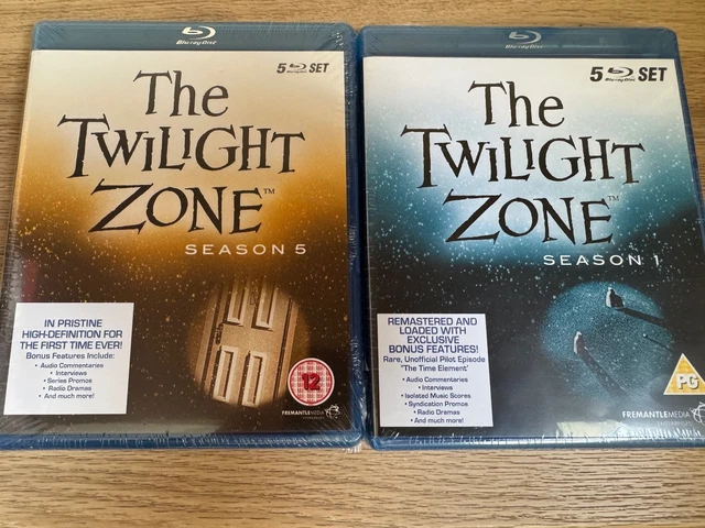 TWILIGHT ZONE - Season 1 & Season 5 - Blu-ray UK Region B - 10 Disc set ...