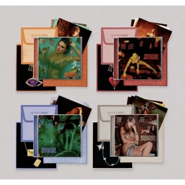 TAYLOR SWIFT THE Life of a Showgirl Deluxe CD And Jewelry All 4 Limited ...