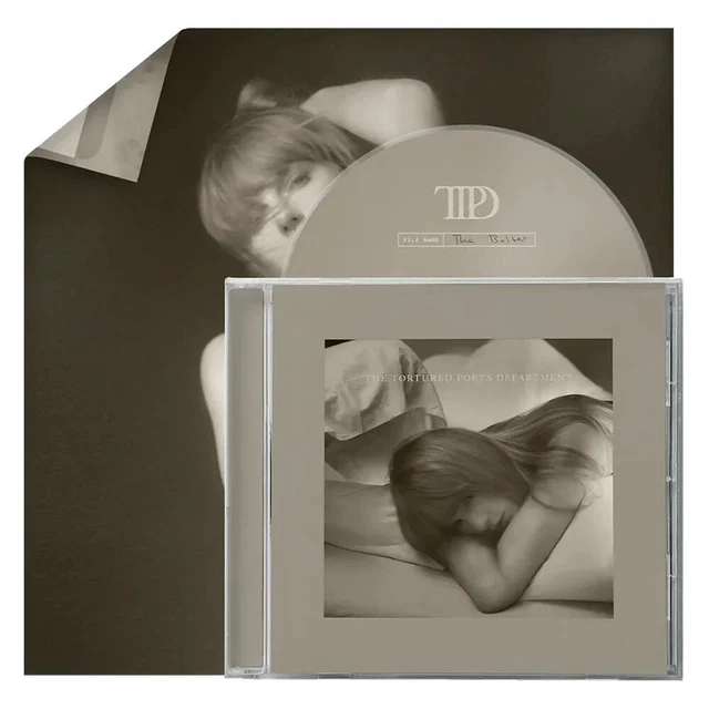 TAYLOR SWIFT THE Tortured Poets Department Collector's Edition Deluxe CD Bolter EUR 82,01 ...