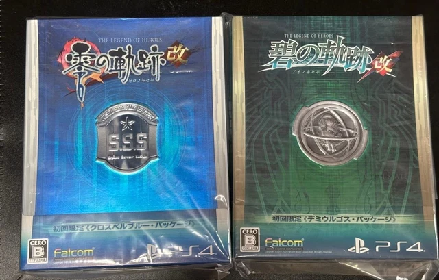 LEGEND OF HEROES Trails from Zero Kai & Azure Kai 1st Edition PS4 Japan ...