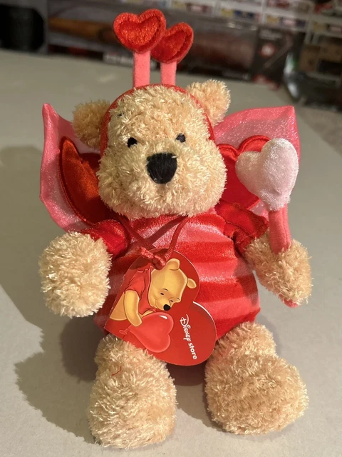 DISNEY STORE EXCLUSIVE Winnie The Pooh Plush - Pooh Love Bug Teddy £11. ...