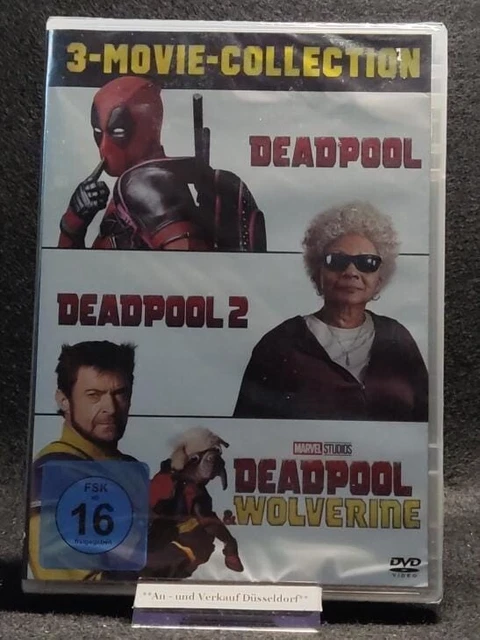 DEADPOOL - 1+2+3 (Deadpool & Wolverine) Film Collection - auf DVD - NEU ...