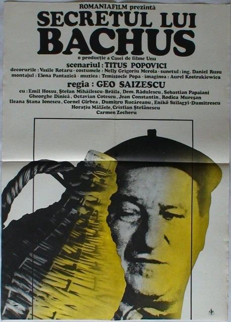MOVIE POSTER=THE SECRET of Bacchus /Secretul lui Bachus(1984)avp427 ...