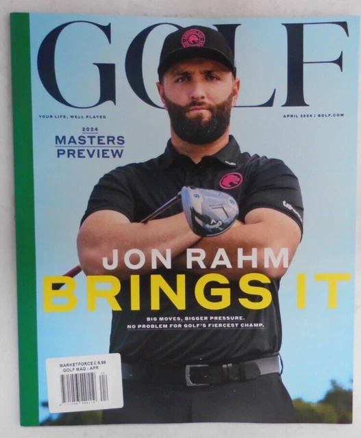 GOLF MAGAZINE USA May/June 2024 Jon Rahm Brings it! + Masters Preview £ ...