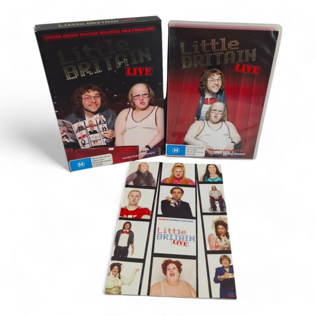 LITTLE BRITAIN: LIVE (DVD, 2006) With Booklet and Slip Cover Region 4 ...