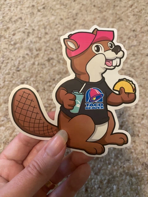 BUC-EE’S BUCEES GAS Station - Texas Taco Bell Beaver Flag Vinyl Sticker ...
