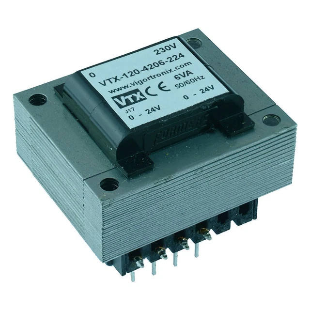 VTX-120-4206-220 PCB TRANSFORMER 230V 6VA 20V+20V Vigortronix EUR 26,34 ...