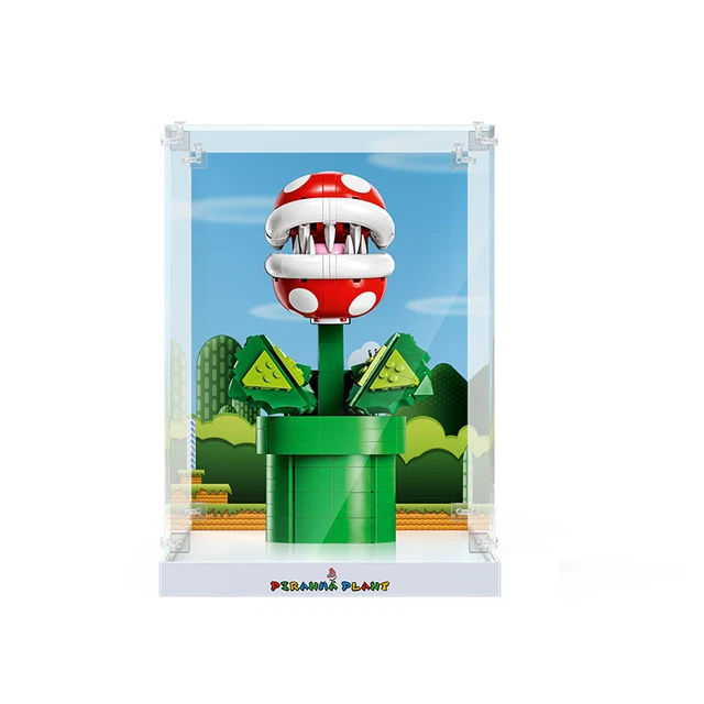 DISPLAY CASE FOR LEGO Super Mario Piranha Plant 71426 Premium Acrylic ...