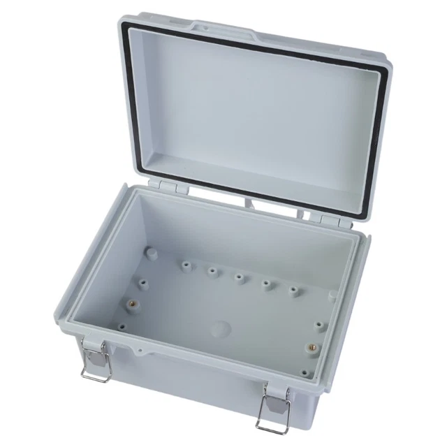 WEATHERPROOF ENCLOSURE WITH Hinged Cover Reliable Outdoor Box Simple ...