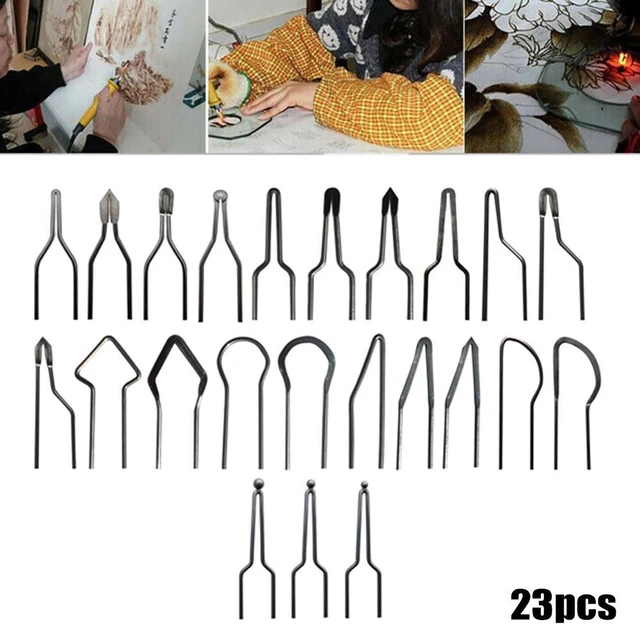 CHROMIUM ALLOY STENCIL Pyrography Wire Tips Pyrography Marking Wood ...