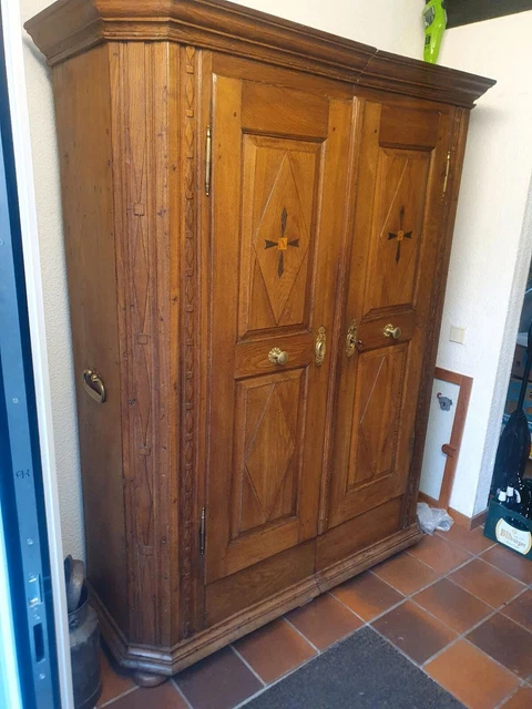 Schoene Kleiderschrank Eiche Antik Nachbildung Ebenbildbrend4693