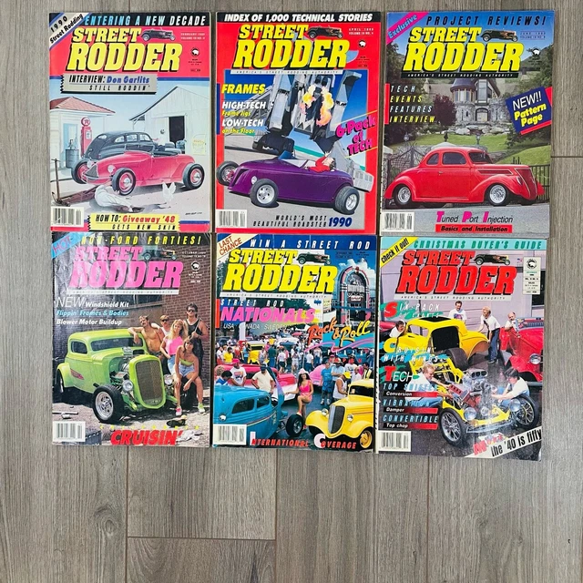 VINTAGE, STREET RODDER, Lot of 6 1990 Car Magazines £9.46 - PicClick UK