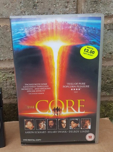 THE CORE (VHS, 2003) EX-RENTAL/ SAMPLE VHS COPY/ BIG BOX/HILARY SWANK £ ...