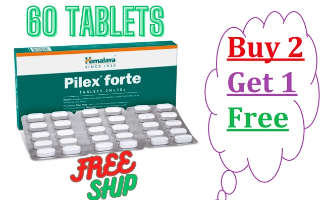 HIMALAYA PILEX FORTE 1 boîte 60 comprimés 2026 Expiration Achetez-en 2,... EUR 17,94 - PicClick FR