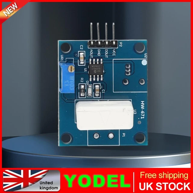 WCS1800 HALL CURRENT Sensor LM393 Over Current Signal Module Precise DC ...