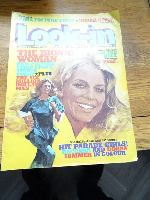 LOOK-IN MAGAZINE NOV 19th 1977 Baccara Donna Summer Pele Posters £15.00 ...