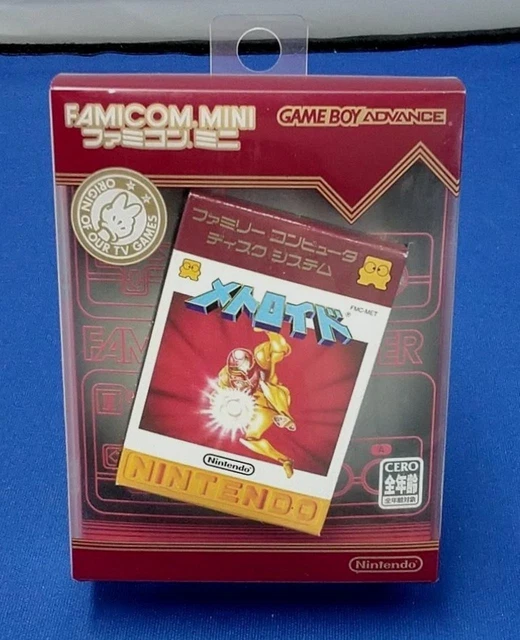 GBA SOFTWARE MODEL Number Metroid Famicom Mini 23 Disk System Selection ...