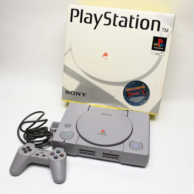 SONY PLAYSTATION 1 Spielkonosle - Matt Grau (SCPH-5502) PS One PSX PS 1 ...