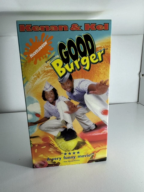 GOOD BURGER (VHS, 1998) Nickelodeon Paramount , Rare, Black VHS Tape £ ...
