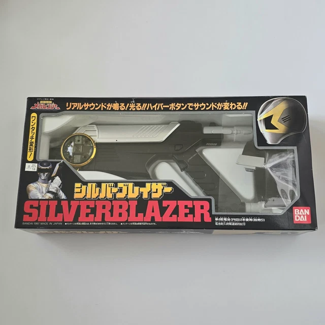 DENJI SENTAI MEGARANGER Silver Blazer Power Rangers In Space Blaster ...
