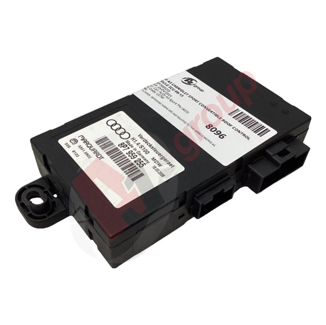 AUDI A3 CABRIOLET Sport Convertible Roof Control Module Ecu 08-13 ...