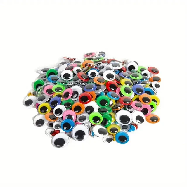 CRAFT EYES Coloured Googly Eyes Self Sticky Eyes for Crafts and DIY 20 ...
