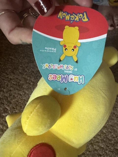 SQUISHMALLOWS POKEMON PIKACHU 10" Hugmees Plush Soft Toy New £21.50 ...