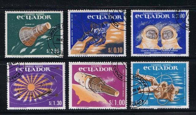 SPACE SOLAR SYSTEM, Gemini 6 Leonov, Conrad, Cooper full Set of 6 ...