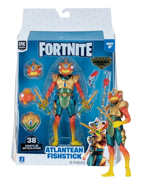 FORTNITE LEGENDARY SERIES Atlantean Fishstick 6in. Action Figure New in ...