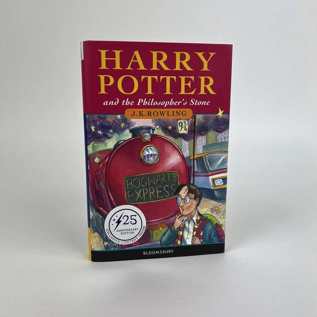 HARRY POTTER PHILOSOPHERS Stone 25th Anniversary Book Bloomsbury First ...