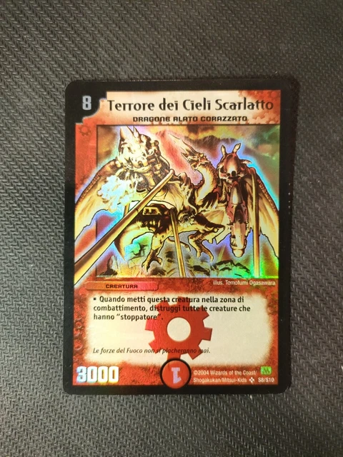TERRORE DEI CIELI Scarlatto Duel Master Dm01 S8/S10 Scarlet Skyterror NM/EXC EUR 70,00 - PicClick IT