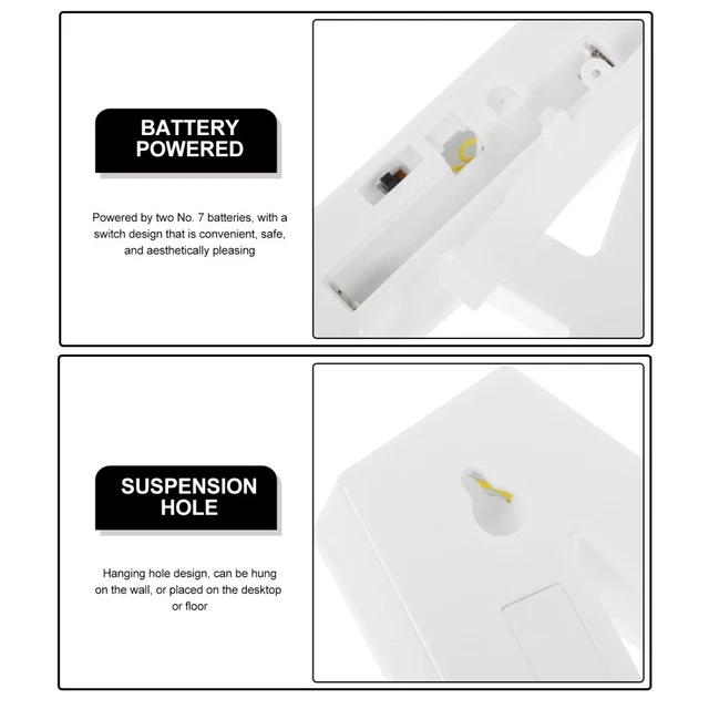 LED A SHAPE Light Sign Desktop Alphabet Letter A Lamp Indoors Night ...