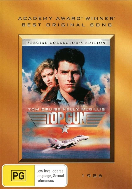 TOP GUN (SPECIAL Edition, DVD, 1986, 2 Discs) Tom Cruise, Kelly ...
