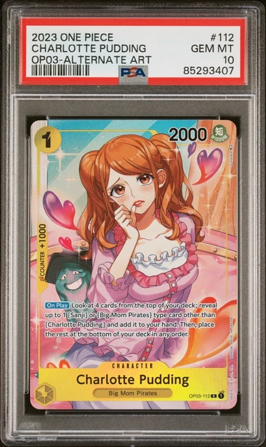 ONE PIECE CARD Game Charlotte Pudding OP03-112 English – PSA 10 EUR 1 ...