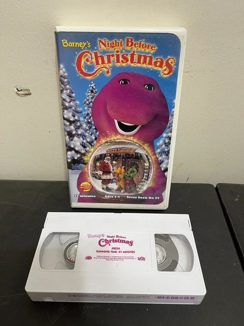 BARNEY VHS BARNEY’S Night Before Christmas Never Seen On TV! Santa’s ...