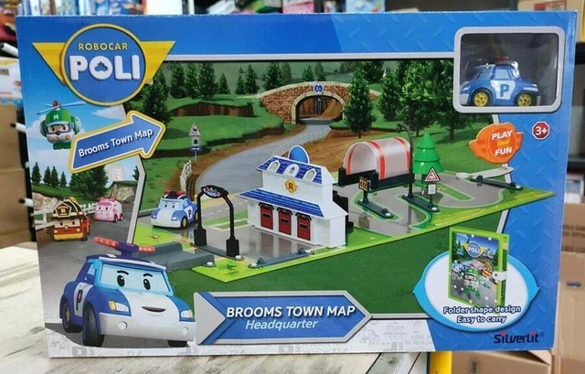 ROBOCAR POLI BROOMS Town Map Headquarter EUR 49,90 - PicClick IT