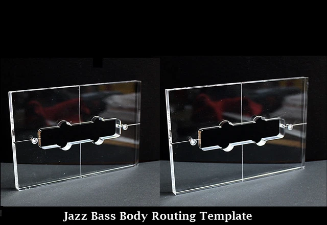 JAZZ BASS PICKUP Cavity Routing Template For Body Acrylic EUR 11,06 ...