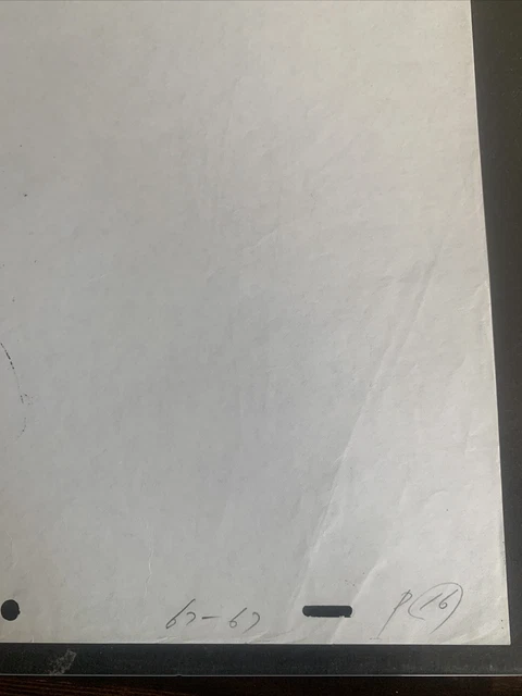 DESSIN DE PRODUCTION original Disney Goof Troop OPD Pete émission de ...