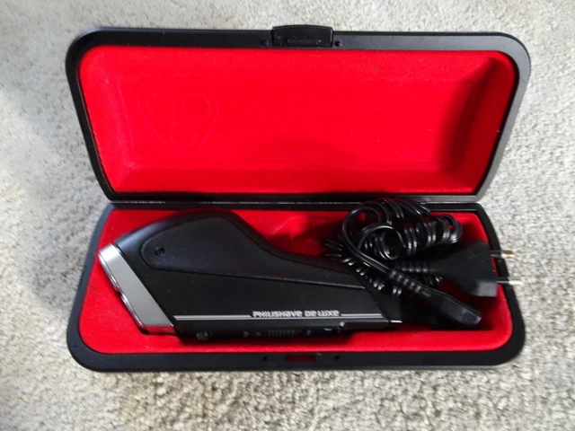 PHILIPS PHILISHAVE DE Luxe Hp1602 Vintage Rare Shaver In Excellent ...