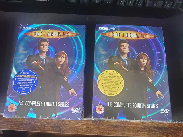 DOCTOR WHO: 2 X The Complete Fourth Series - 6 Disc Deleted DVD Box Set ...
