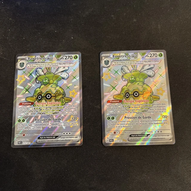 CARTE POKÉMON - Fortress EX 212/091 Destinées de Paldea - Française FR ...