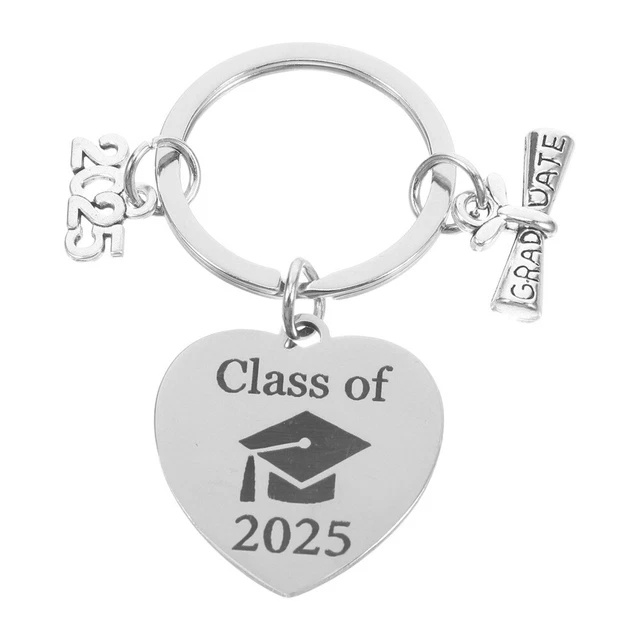 CLASS OF 2025 Graduation Keychain For Students Inspirational Stainless ...