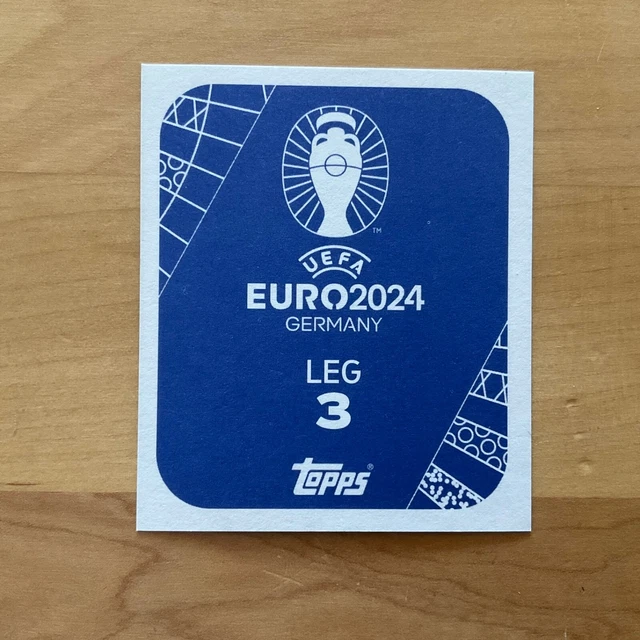TOPPS UEFA EURO 2024 Official Stickers. Wayne Rooney LEG 3 £1.50 ...