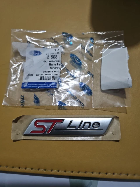 GENUINE NEW FORD ST LINE WING BADGE Emblem For Focus Fiesta Ecosport ...