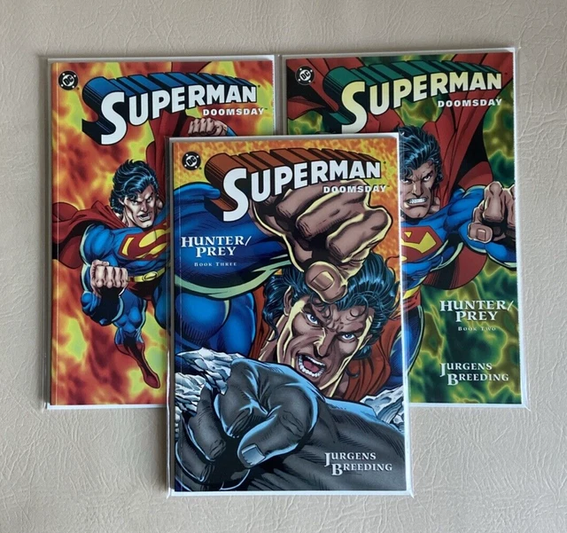 SUPERMAN/DOOMSDAY: HUNTER/PREY #1-3 (1994) DC Comics Complete Mini Set ...