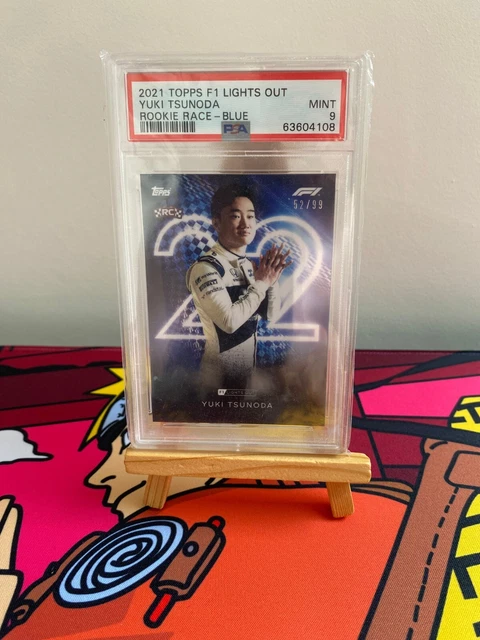 2021 TOPPS F1 Lights Out Yuki Tsunoda Rookie Drivers Blu/99 PSA 9 EUR 31,52 - PicClick IT