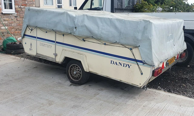 DELTA DANDY DESTINY Folding camper trailer caravan £250.00 - PicClick UK