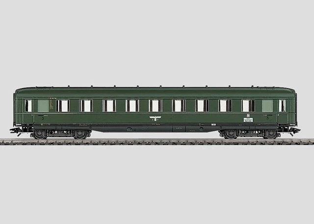 MARKLIN 43221 EXPRESS Train Car Type ABü, 3rd Class Green Livery DRG £ ...