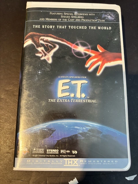 E.T. THE EXTRA Terrestrial VHS 1996 Clamshell £3.51 - PicClick UK